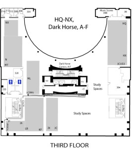 Third Floor Map - Portland State University Library