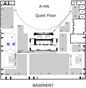 Basement Map - Portland State University Library