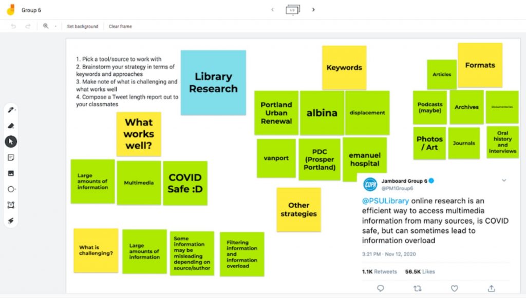 Jamboards: A Collaborative Learning Tool For Remote Library Instruction ...